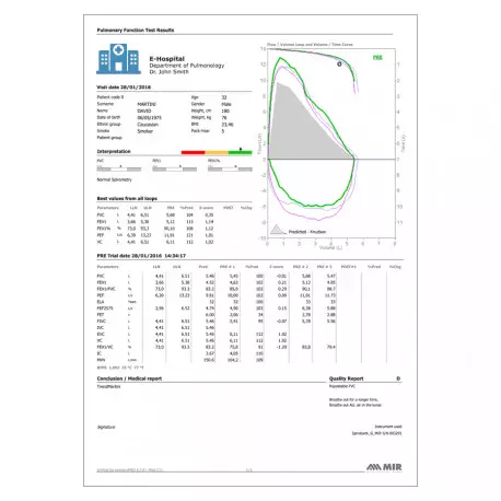 Spiromètre connecté MINISPIR ® : pour une analyse respiratoire complète ...
