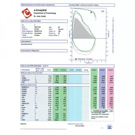 Spiromètre SPIROBANK II basic - Mediflux